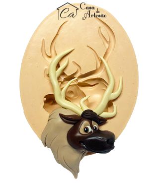 Casa do Artesão :: Frozen II - Rosto Sven - Grande - P725 [M8270]