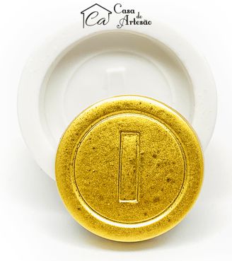 Casa do Artesão :: Super Mario Bros. - Moeda - Grande - P1203 [M9912]