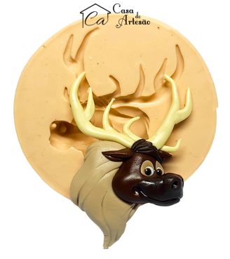 Casa do Artesão :: Frozen II - Rosto Sven II - Medio - P717 [M8260]