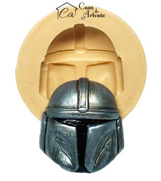 Casa do Artesão :: Mandalorian - Rosto - Medio - P740 [M8284]
