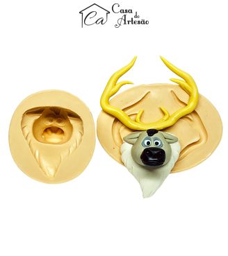 Casa do Artesão :: Frozen - Rosto Sven - Grande - P657 [M8189]